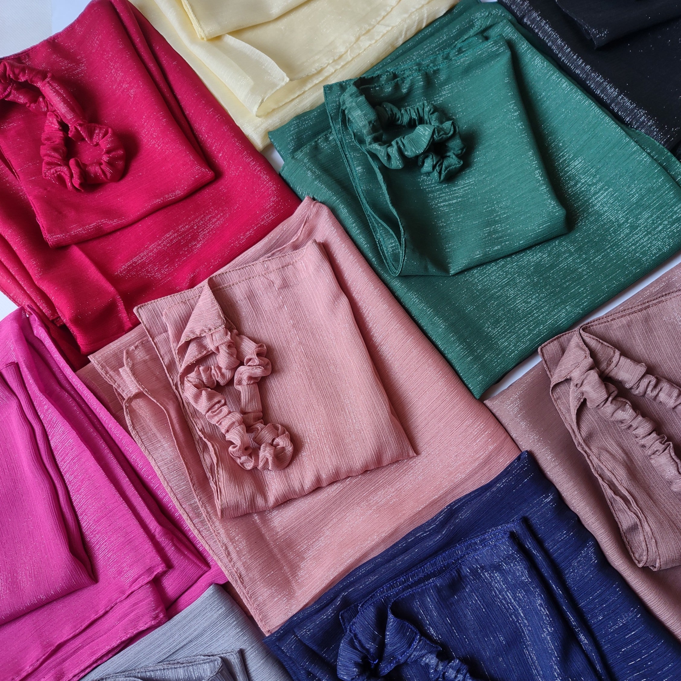 Shimmer Niqab HIjab Sets – Paarsa - Hijabs Brand